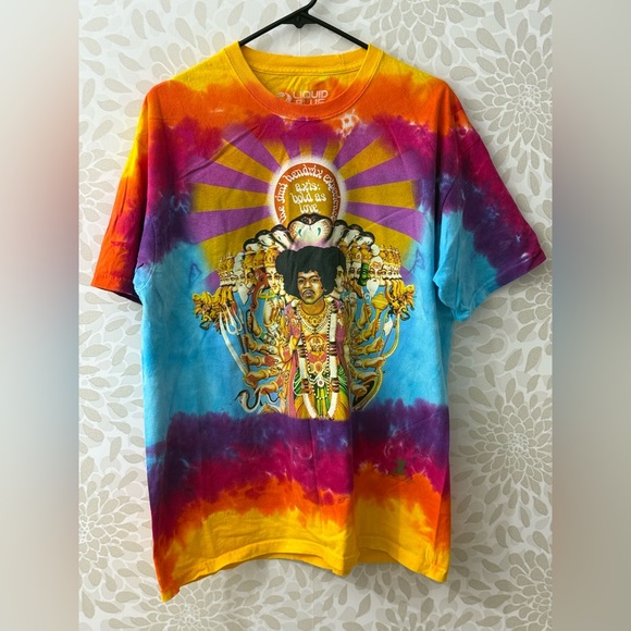 Liquid Blue | Shirts | Vintage Liquid Blue Jimi Hendrix Bold As Love ...